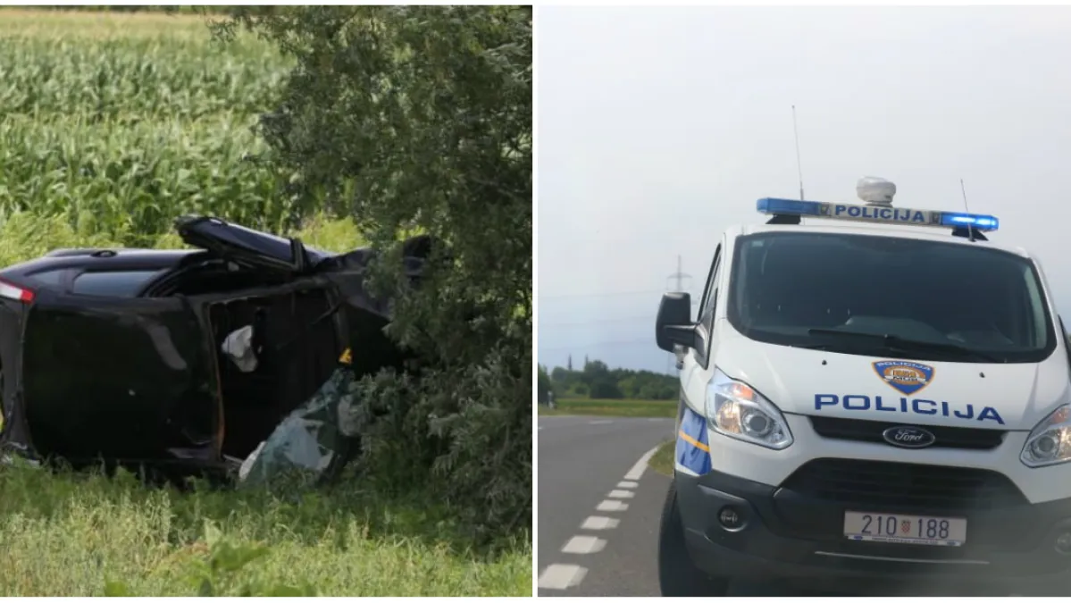 FOTO Sletio s ceste, više puta se prevrnuo i ispao iz auta: Hitno je prevezen u bolnicu - Net.hr