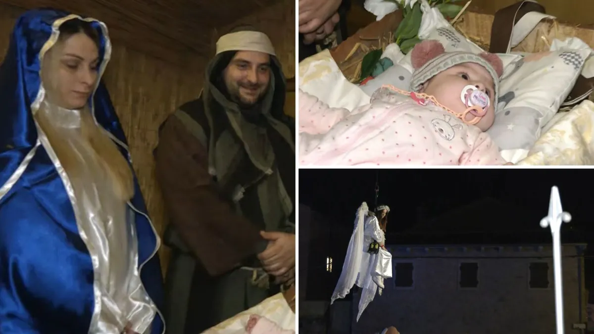 U Sv. Lovreču imaju površinom najveće žive jaslice, a mali mali Isus ...