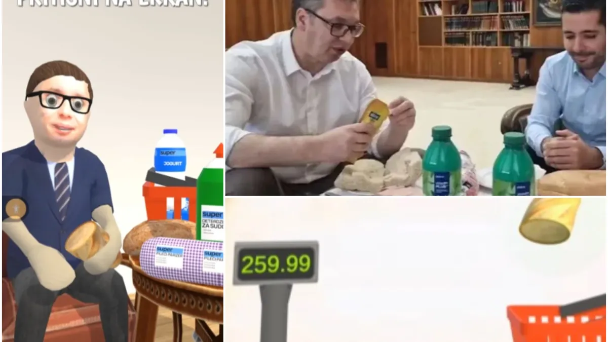 Nasprdali su se s Vučićem i osmislili igru 'Jedi parizer', svakako ...