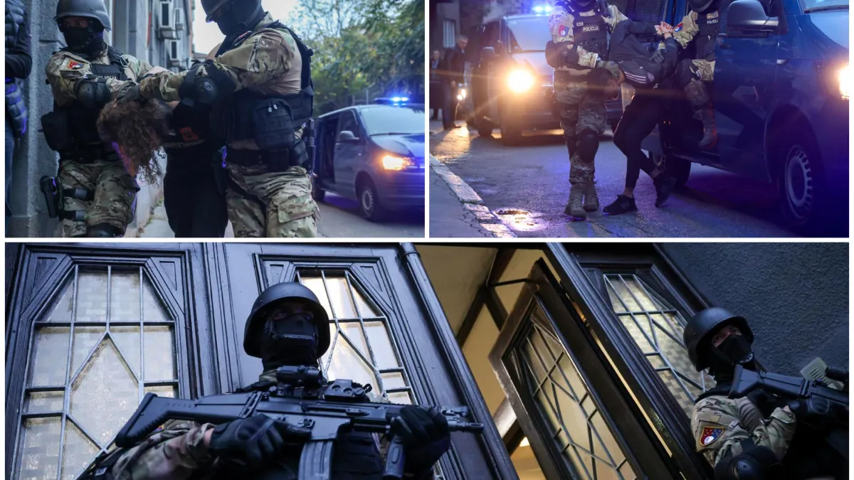 Teške cijevi na ulicama Sarajeva: Pogledajte privođenje dvije osobe koje se dovode u vezu s ...