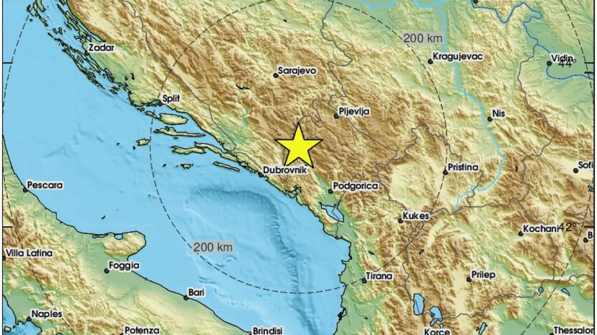 Jak potres u Crnoj Gori, osjetio se i u Dubrovniku: 'Neugodno!' - Net.hr