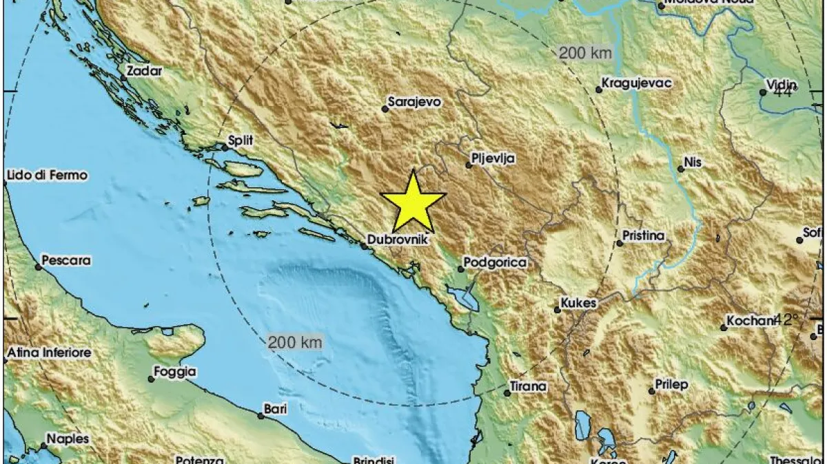 Novi jak potres u Crnoj Gori. Osjetio se i u Hrvatskoj: 'Poprilično je drmalo' - Net.hr