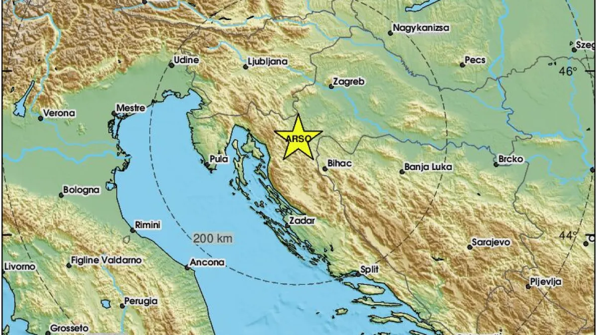 Potres jačine 2,4 prema Richteru kod Ogulina - Net.hr