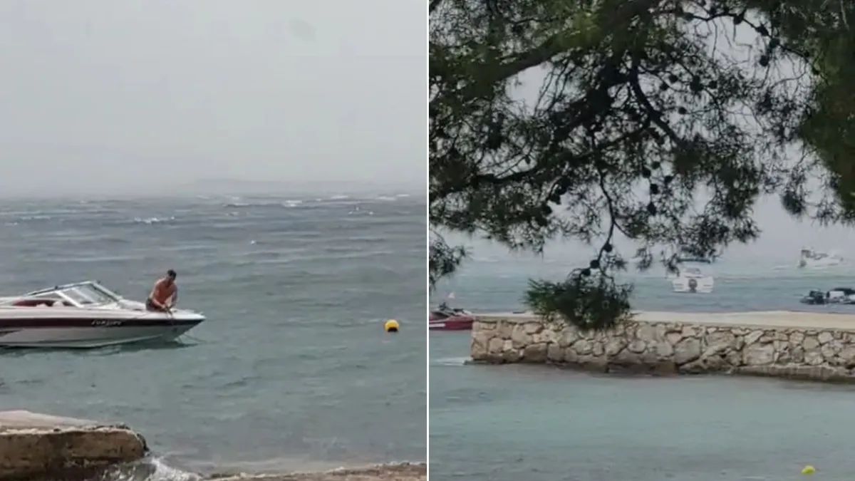 Nevrijeme stiglo i prema moru. Pogledajte kakva je situacija tamo - Net.hr