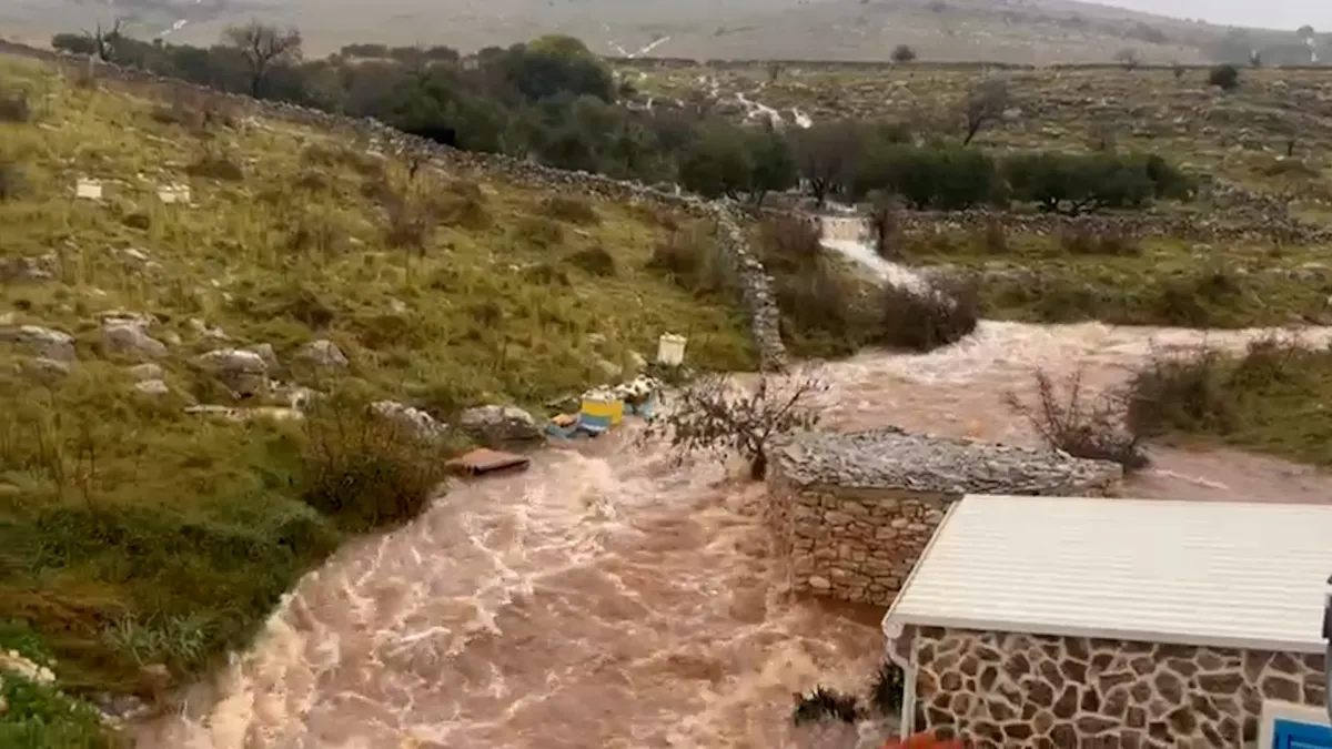 Potop na Kornatima! Bujica u 10 minuta progutala sve pred sobom ...