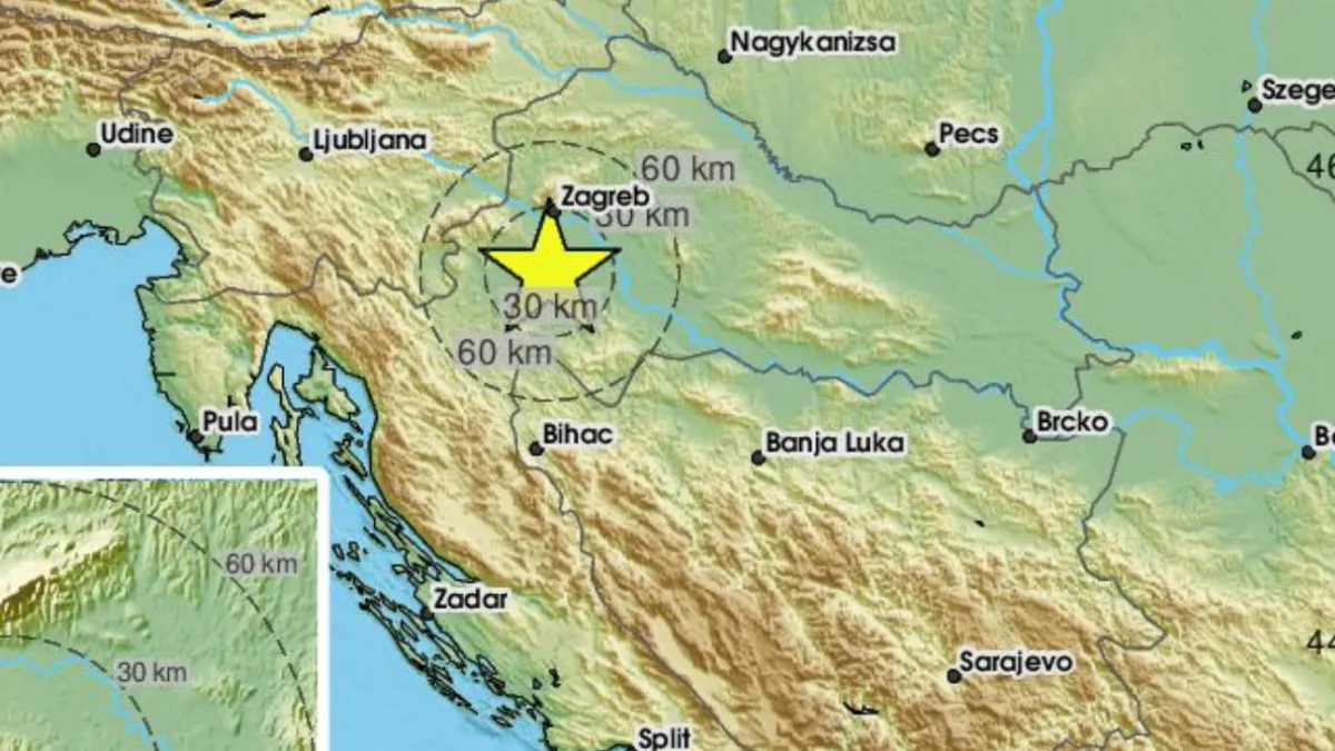 Novi potres na petrinjskom području - Net.hr
