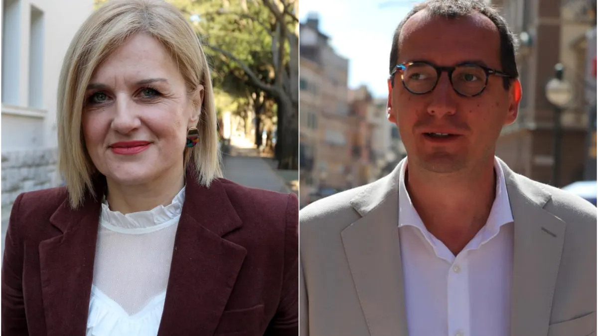 Lokalni izbori 2025. Sučelili se kandidati u Rijeci Marko Filipović i ...