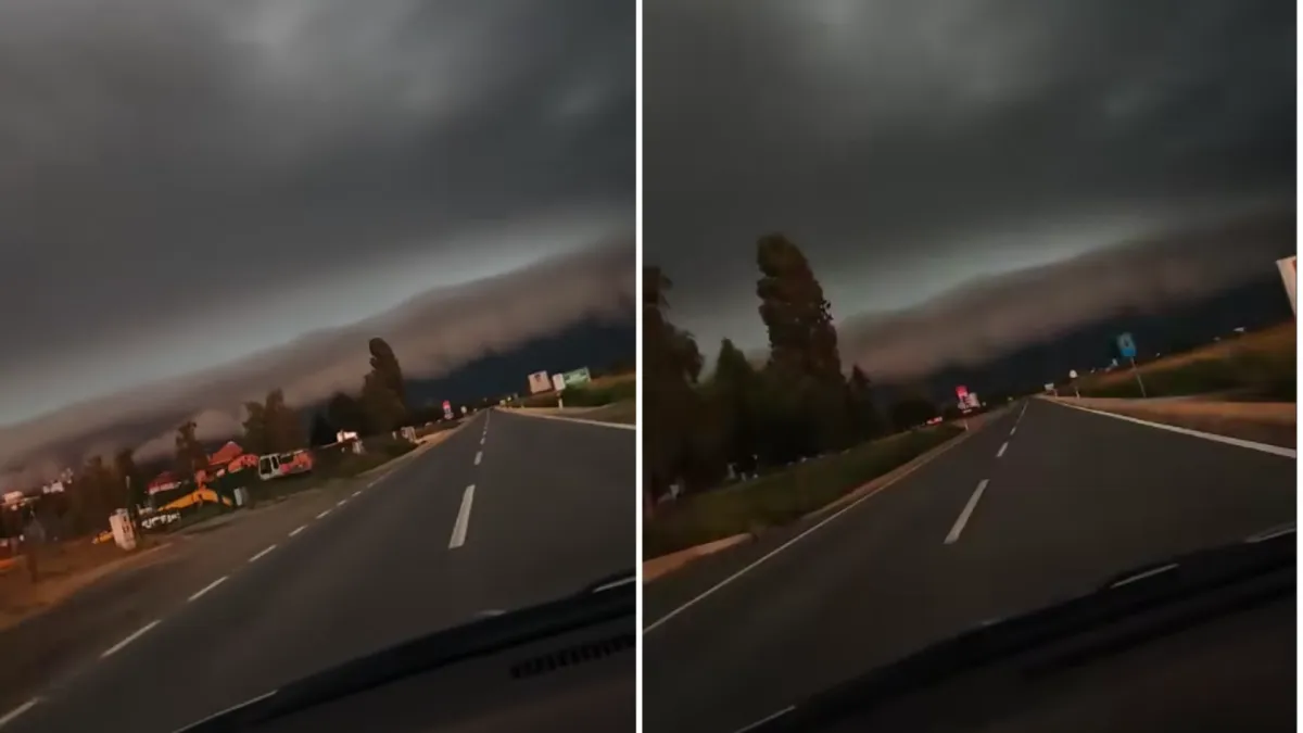 Pogledajte oblake koji su se nadvili nad Novom Gradiškom: 'Podsjeća me ...