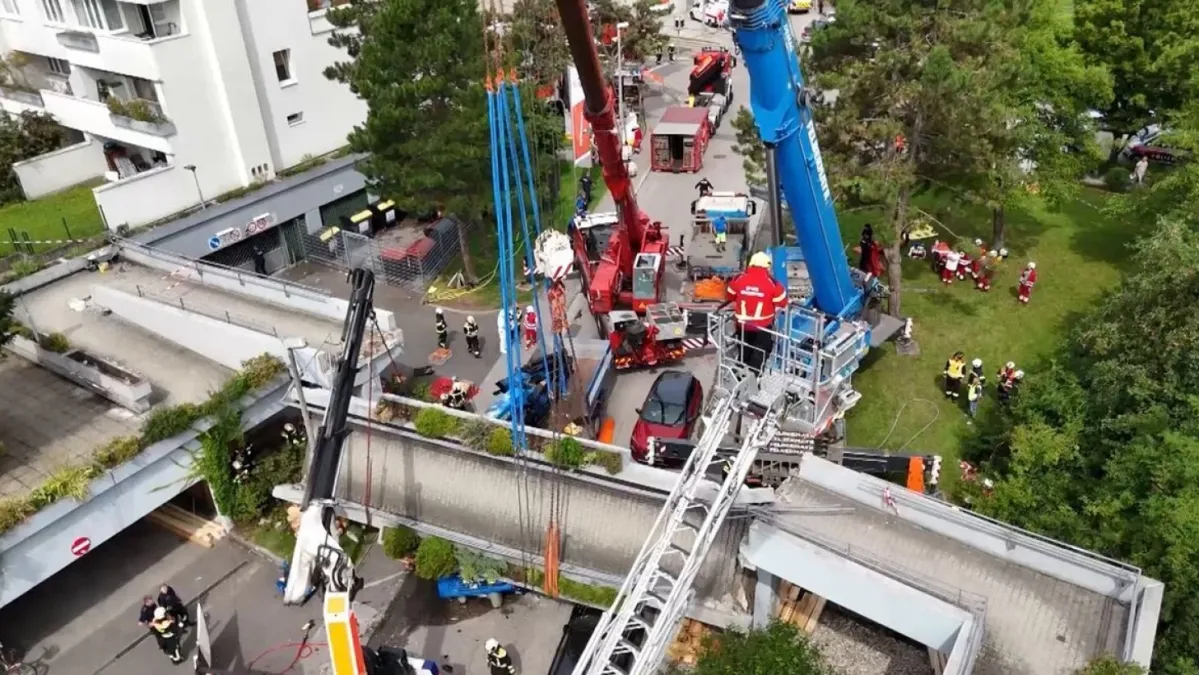 Most se srušio na kamion u Austriji - Vozač zadobio teške ozljede - Net.hr