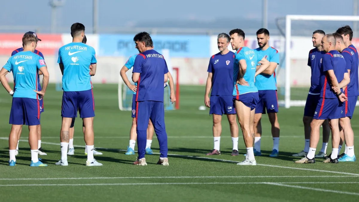 Trening hrvatske nogometne reprezentacije u Rijeci - Net.hr