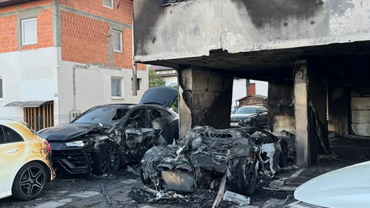 Buktinja u Velikoj Gorici progutala Lamborghini i još tri vozila - Net.hr